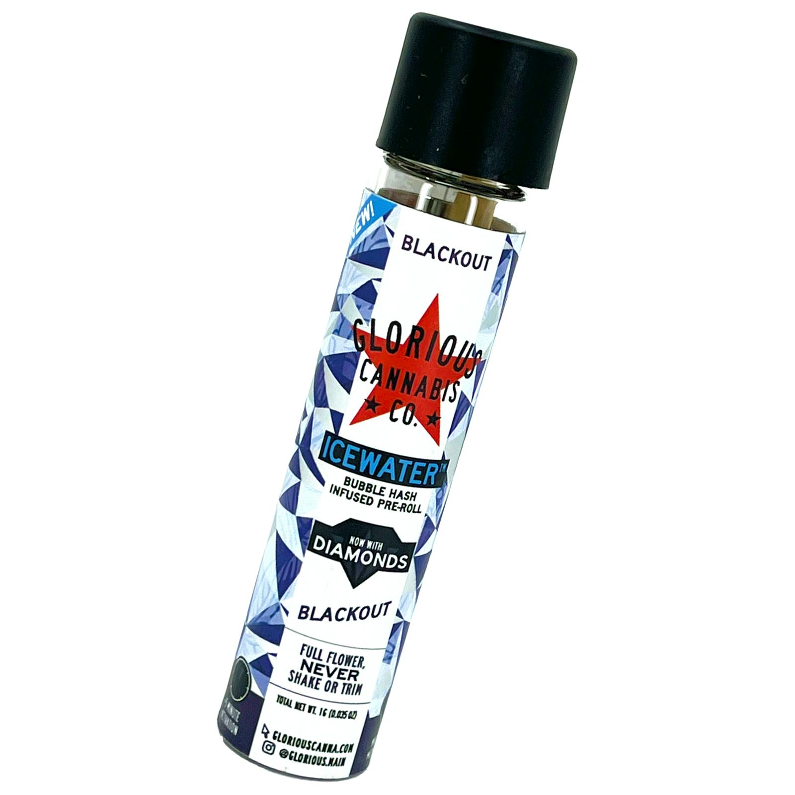 Glorious Cannabis Co. | Black Out Diamond Bubble Hash Infused Pre-Roll | 1g | Pre Rolls | New ...