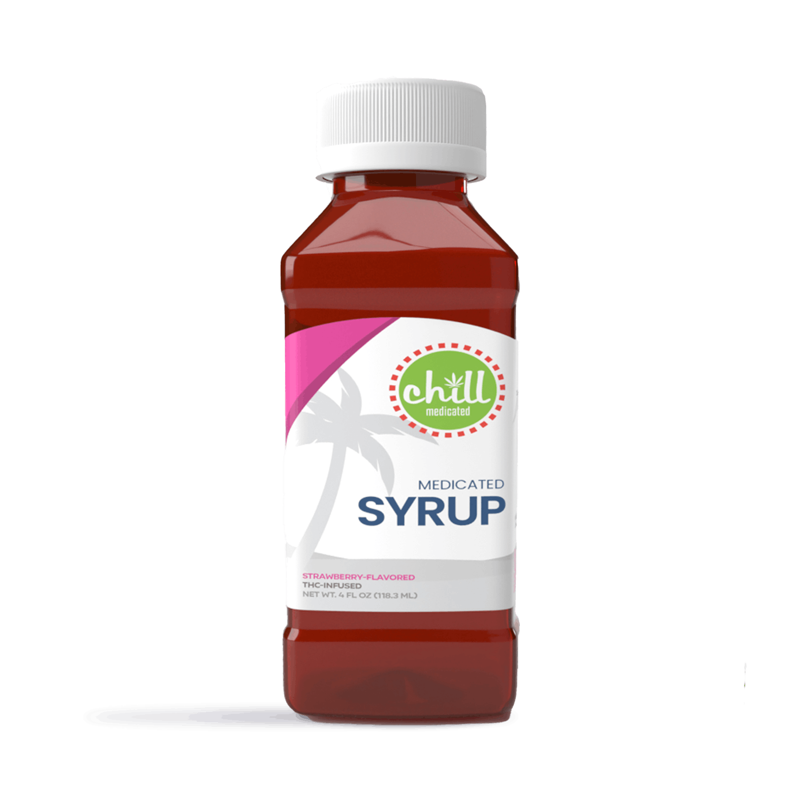 Chill Medicated Strawberry Flavored Syrup | 200mg - Puff Cannabis ...