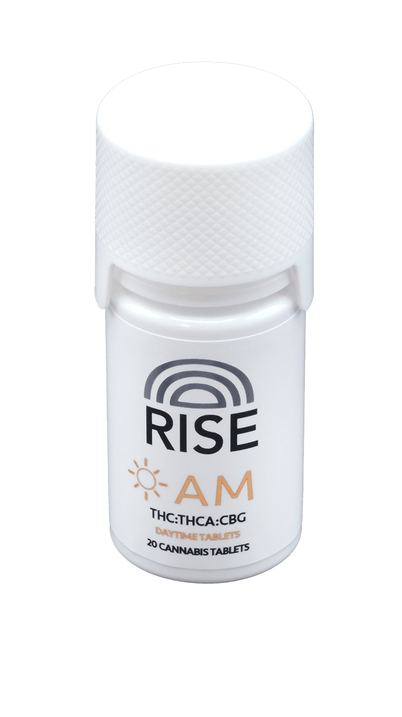 RISE | AM Tablets THC:CBG:THCA | 200mg:200mg:200mg | Tinctures | New ...