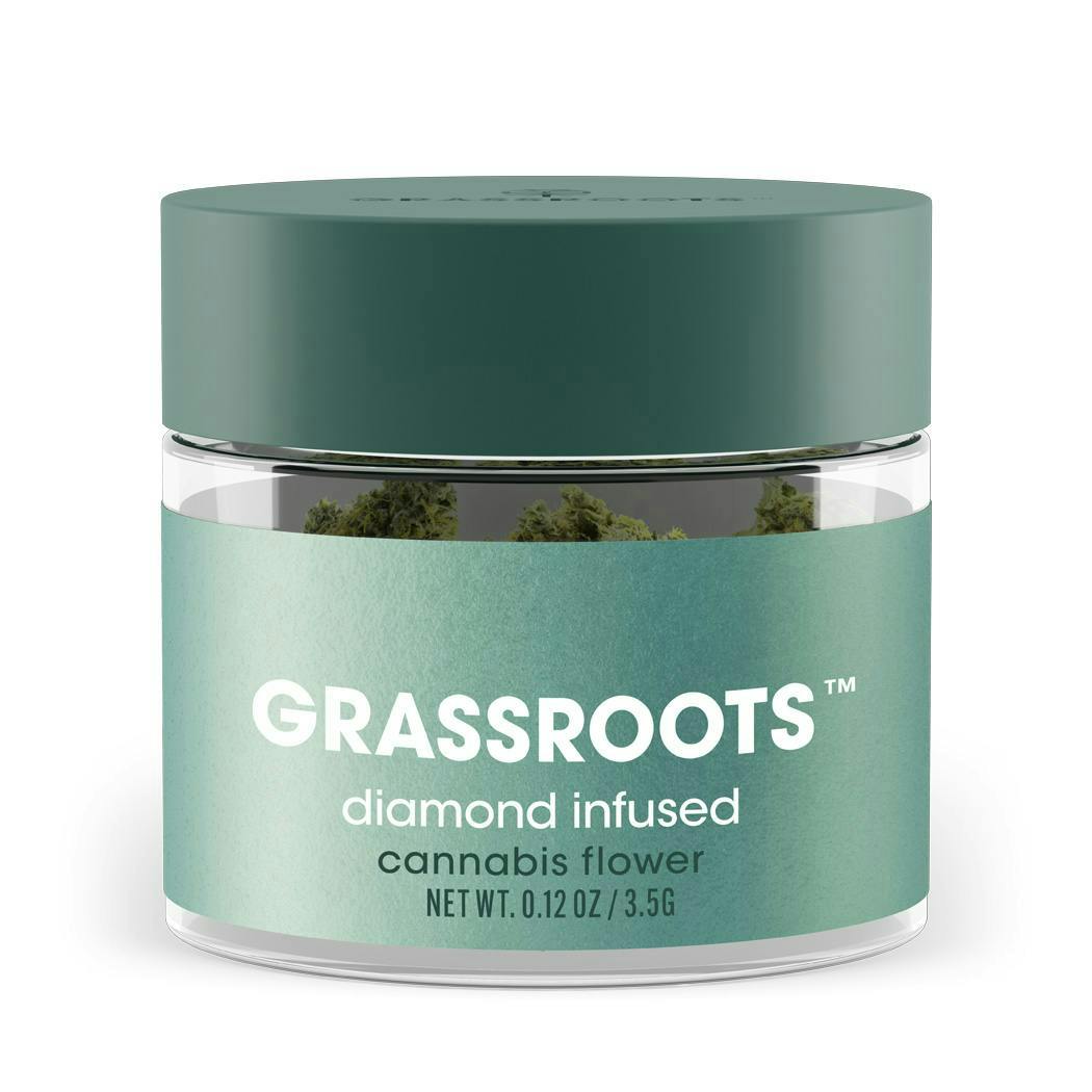 GMO | Diamond Infused Flower | 3.5g by Grassroots | Buy Online ...