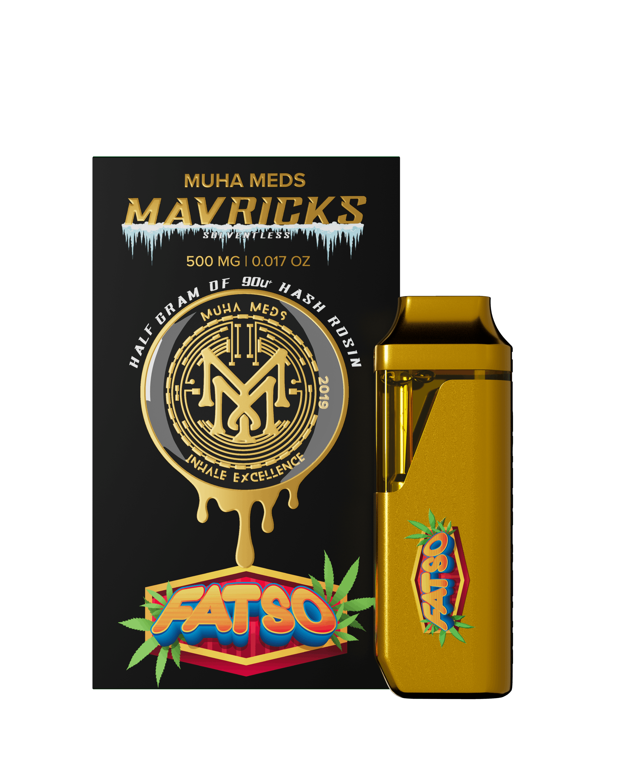 Fatso | .5G Solventless Hash Rosin Disposable Cart