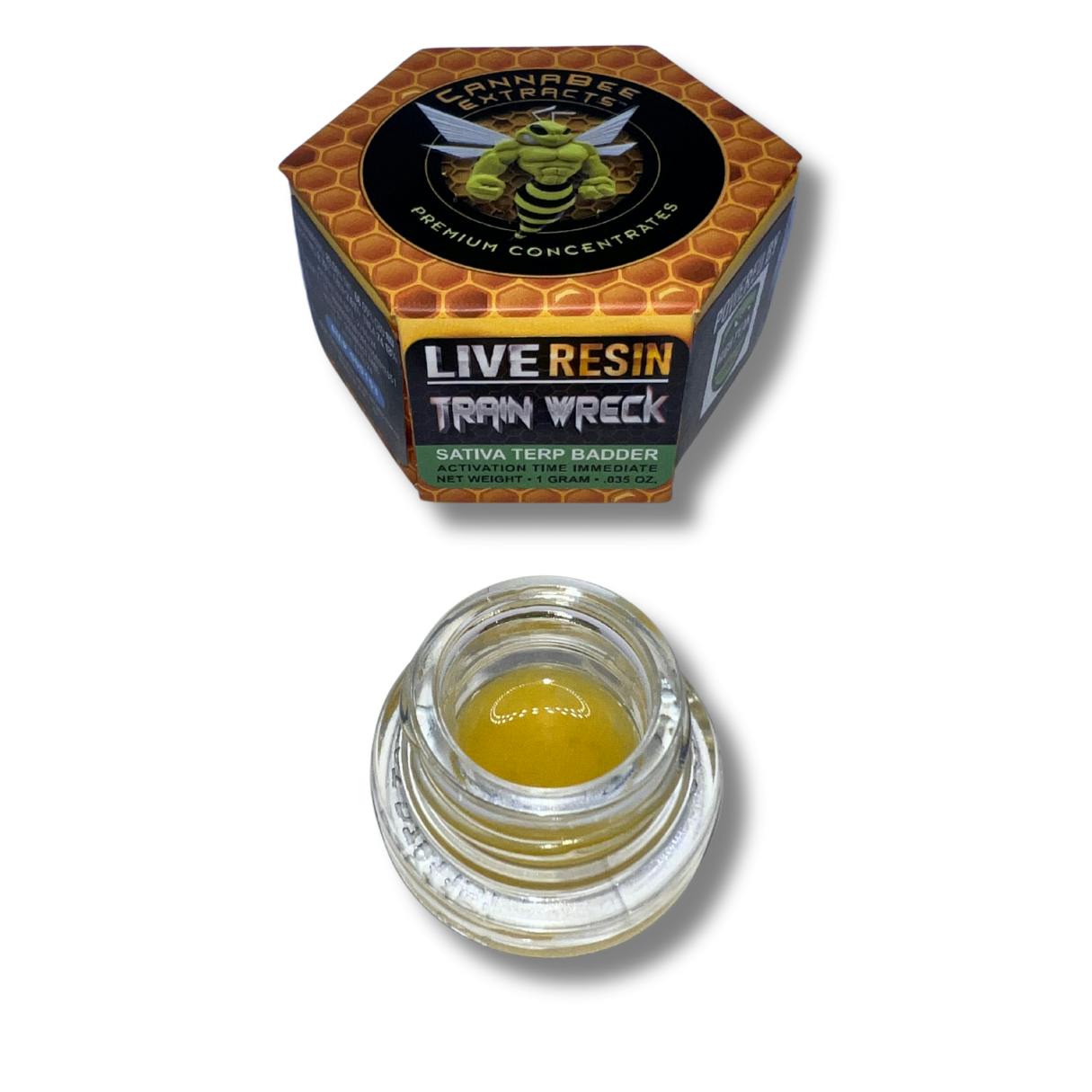 Cannabee | Trainwreck Live Resin Terp Diamonds (S) | Concentrates | The ...