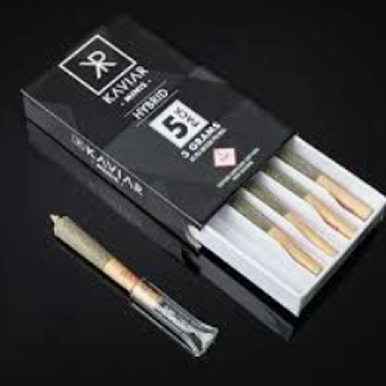 Shop Kaviar Indica Infused Pre-Rolls 0.6g 5pk in Hagerstown | DISTRICT