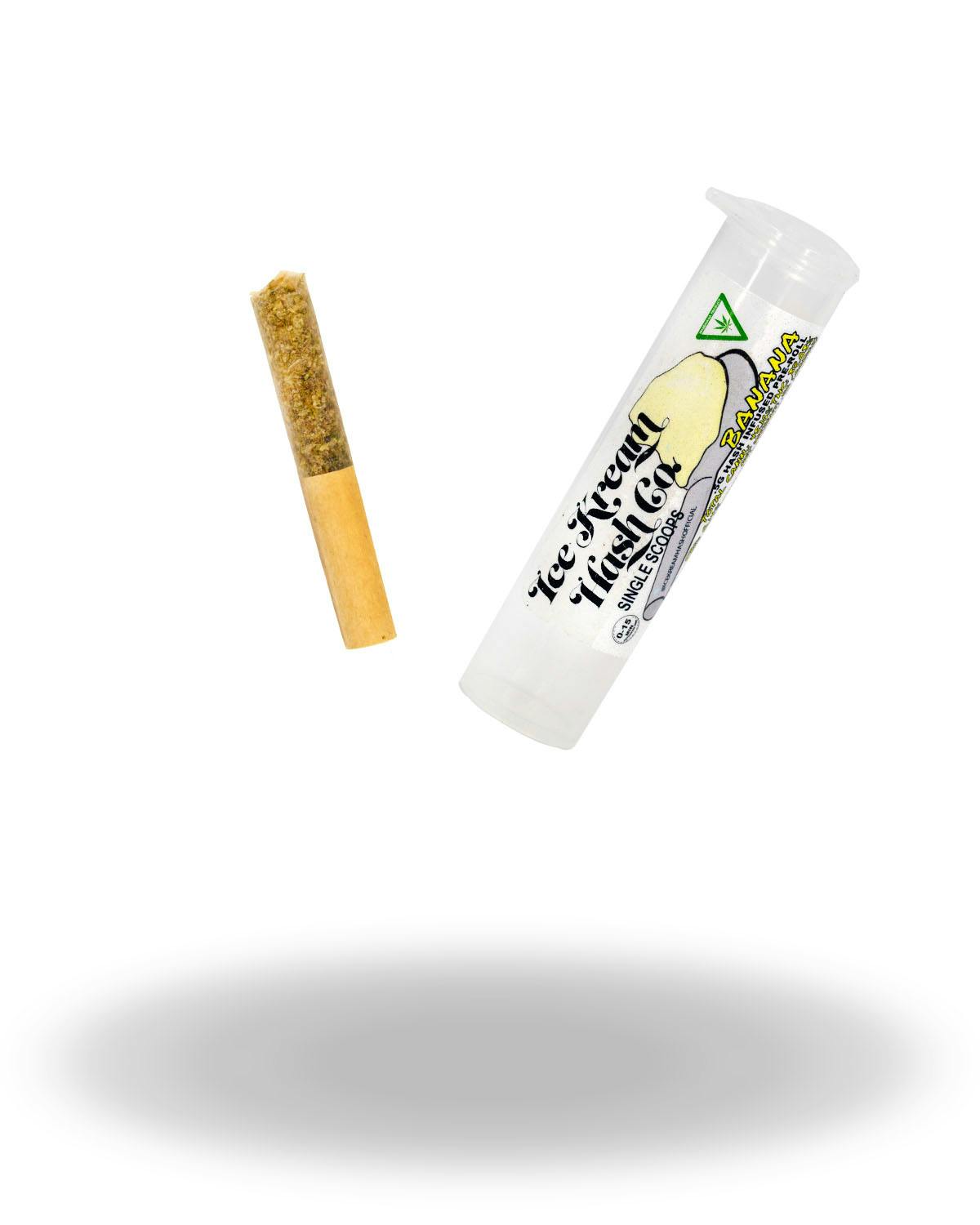 Ice Kream Hash Co. | Treatalicious Mint Single Scoop Rosin Infused Pre-Roll | 0.5g | Pre Rolls ...