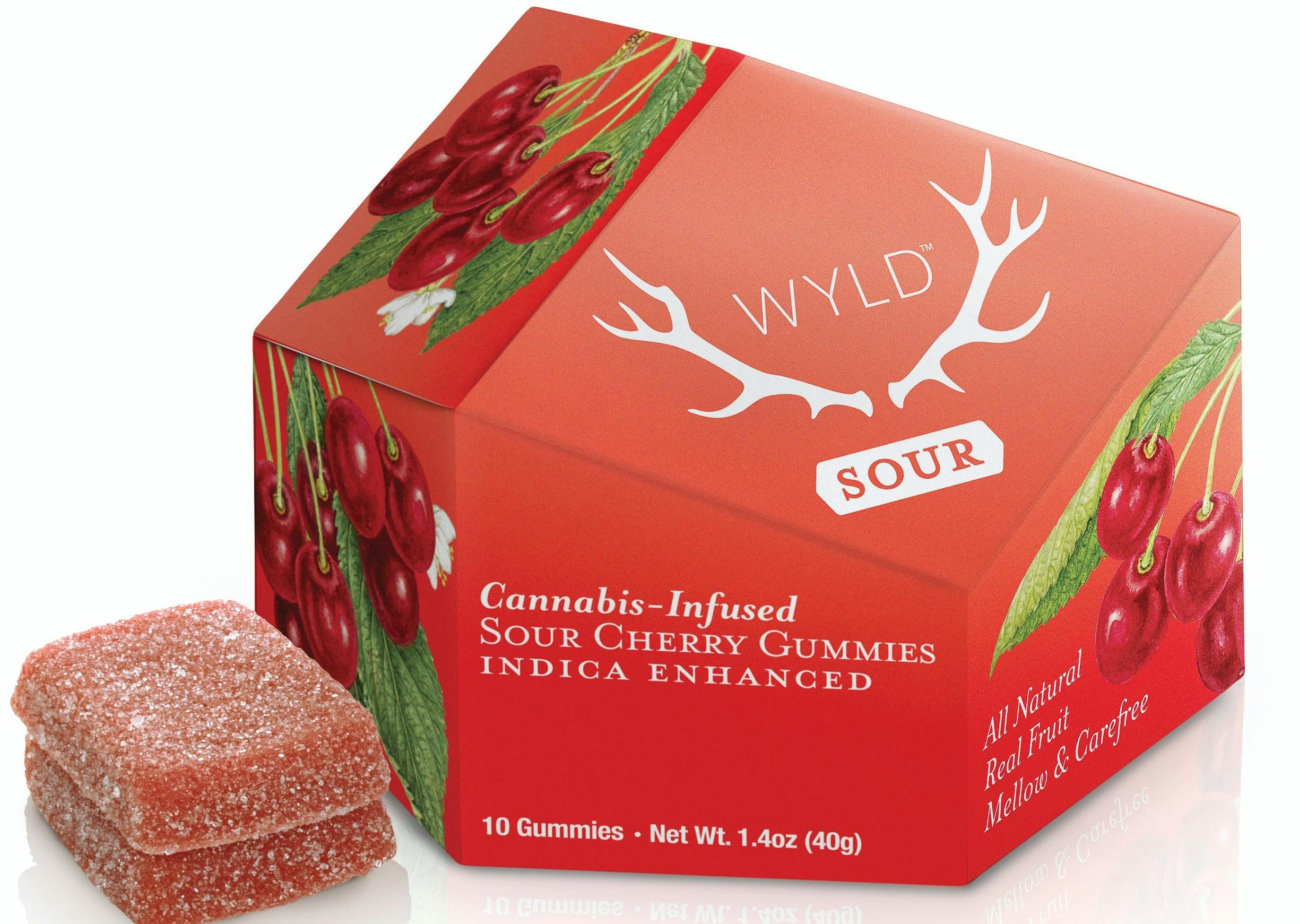Wyld - Gummies - Sour Cherry - 100mg • Kind Love