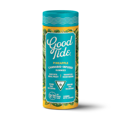 Pineapple Solventless Hash Rosin Gummies | 200mg | North Coast Provisions