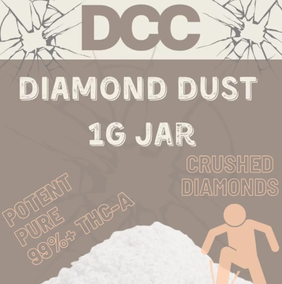 DCC 1g Diamond Dust 1g Concentrates | DCC