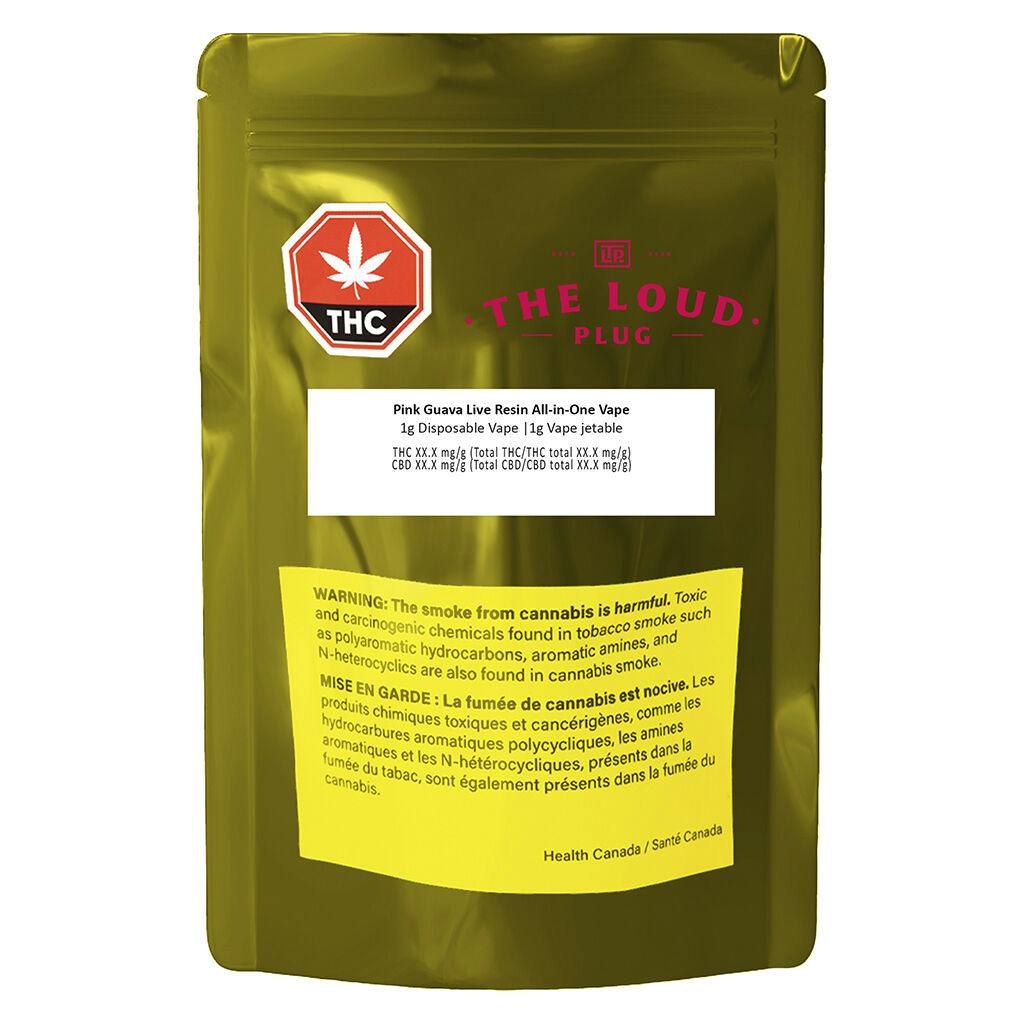 The Loud Plug - Pink Guava Live Resin All–in–one Vape | Sessions Cannabis
