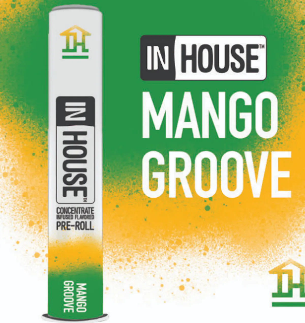 In House Mango Groove Infused Preroll .32g Pre-rolls | InHouse