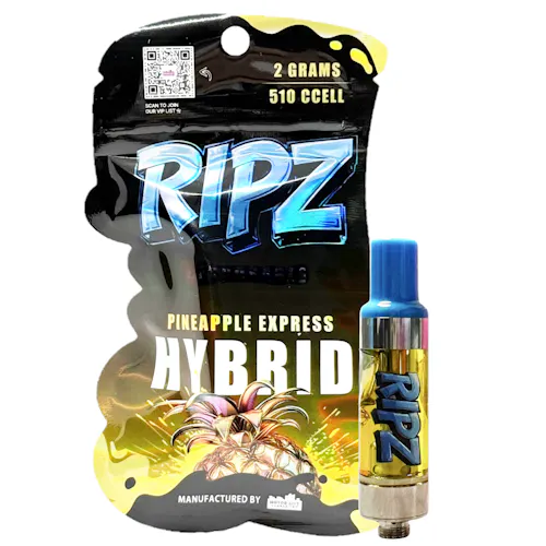 Ripz Pineapple Express Cartridge Rec - Exclusive Cannabis Michigan