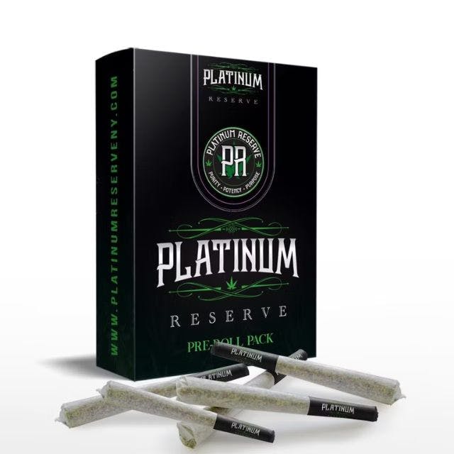 Platinum Reserve Platinum Reserve Pre Roll 5 Pack Indica - Doobie