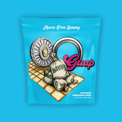 Shop Savvy | Guap Gummies | Blue Magic | 100mg In New Jersey | HASHERY