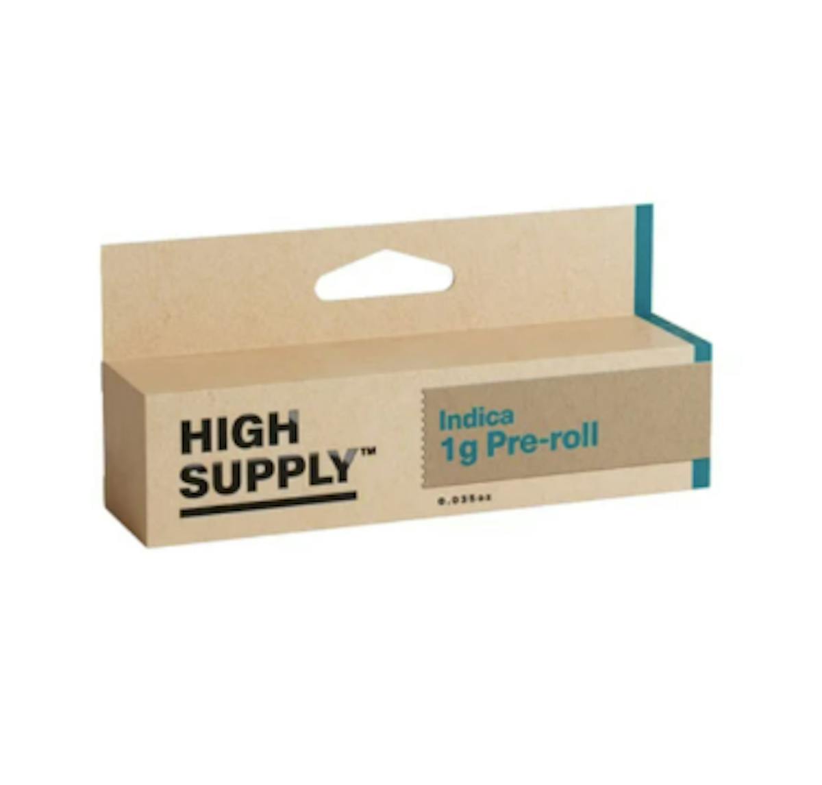 High Supply Grease Monkey x Tina Preroll 1g Pre-rolls | High Supply