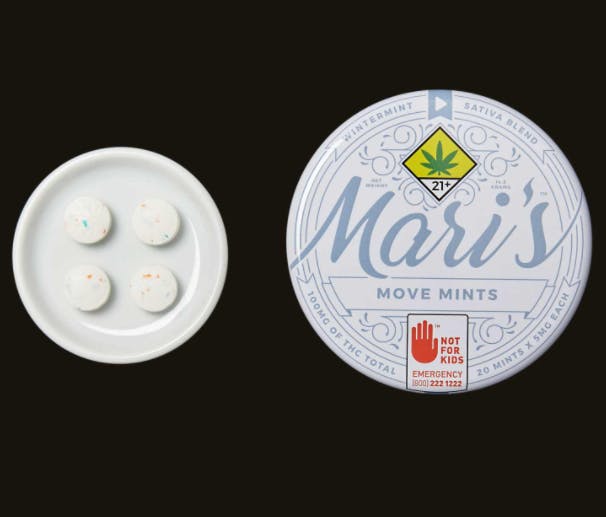 Mari's Mints: Move Sativa - Peppermint 20pk 100mg in Tacoma | Zips on 72nd