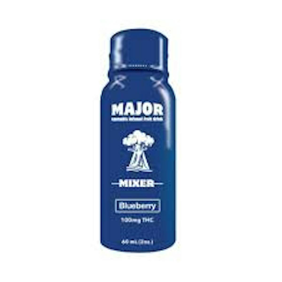 Blueberry – Major – 100mg Fast Acting Shot 100mg Edibles | Major