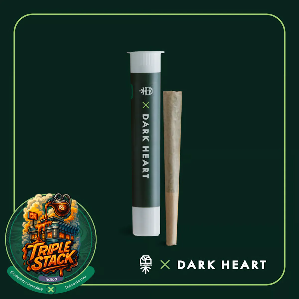 Grassroots | Triple Stack | Diamond Infused Preroll 1g Pre-rolls ...
