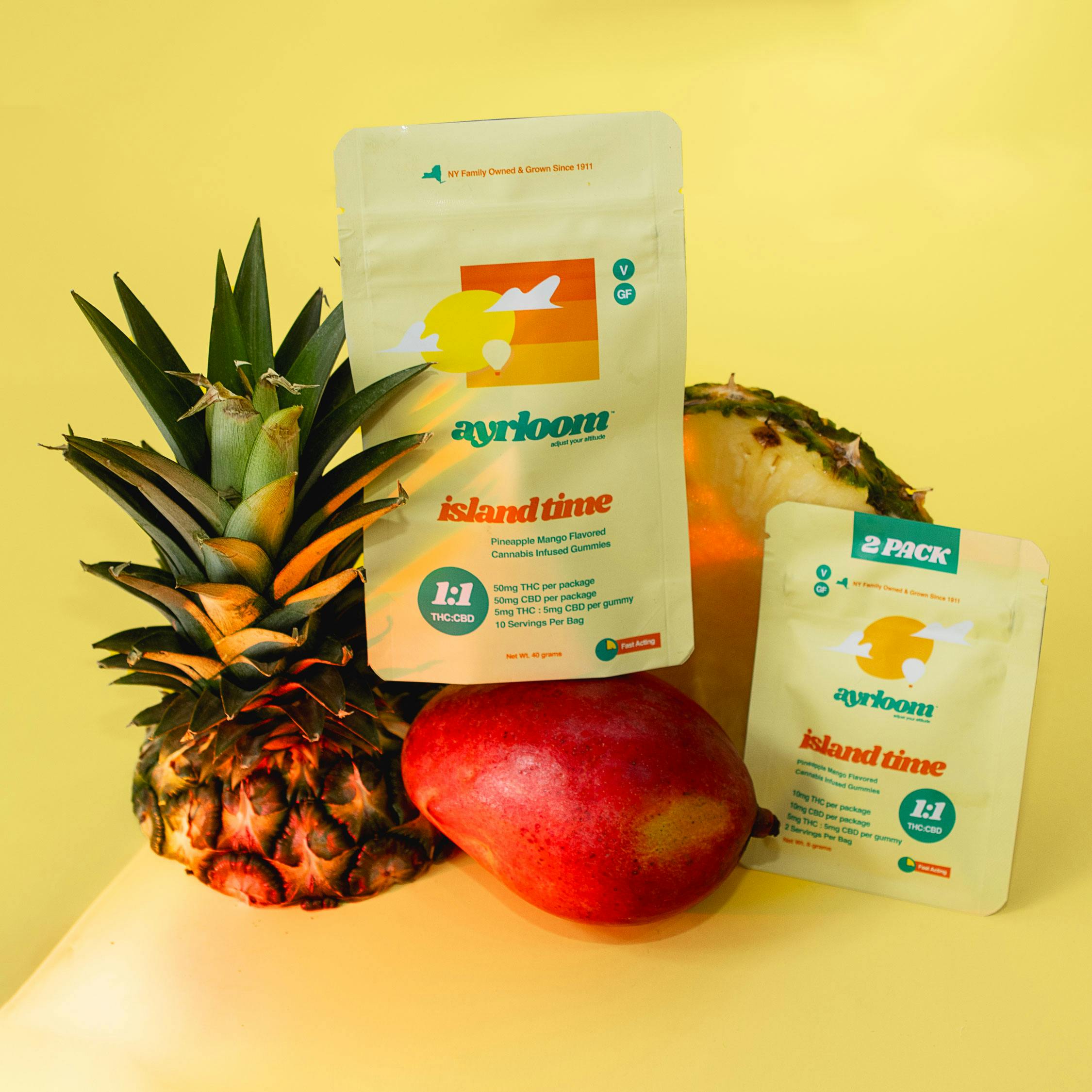 Island Time 1:1 Infused Gummies | 50mg | 716 Cannabis LLC.
