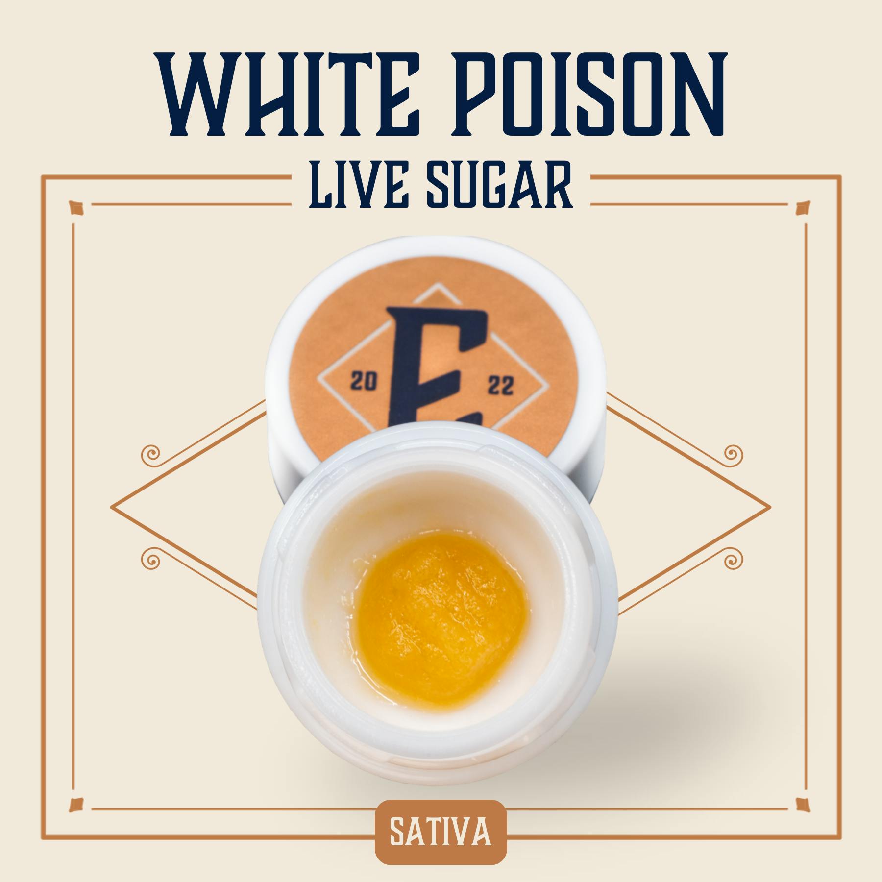White Poison Live Sugar | 1g 1g Concentrates | Elevate