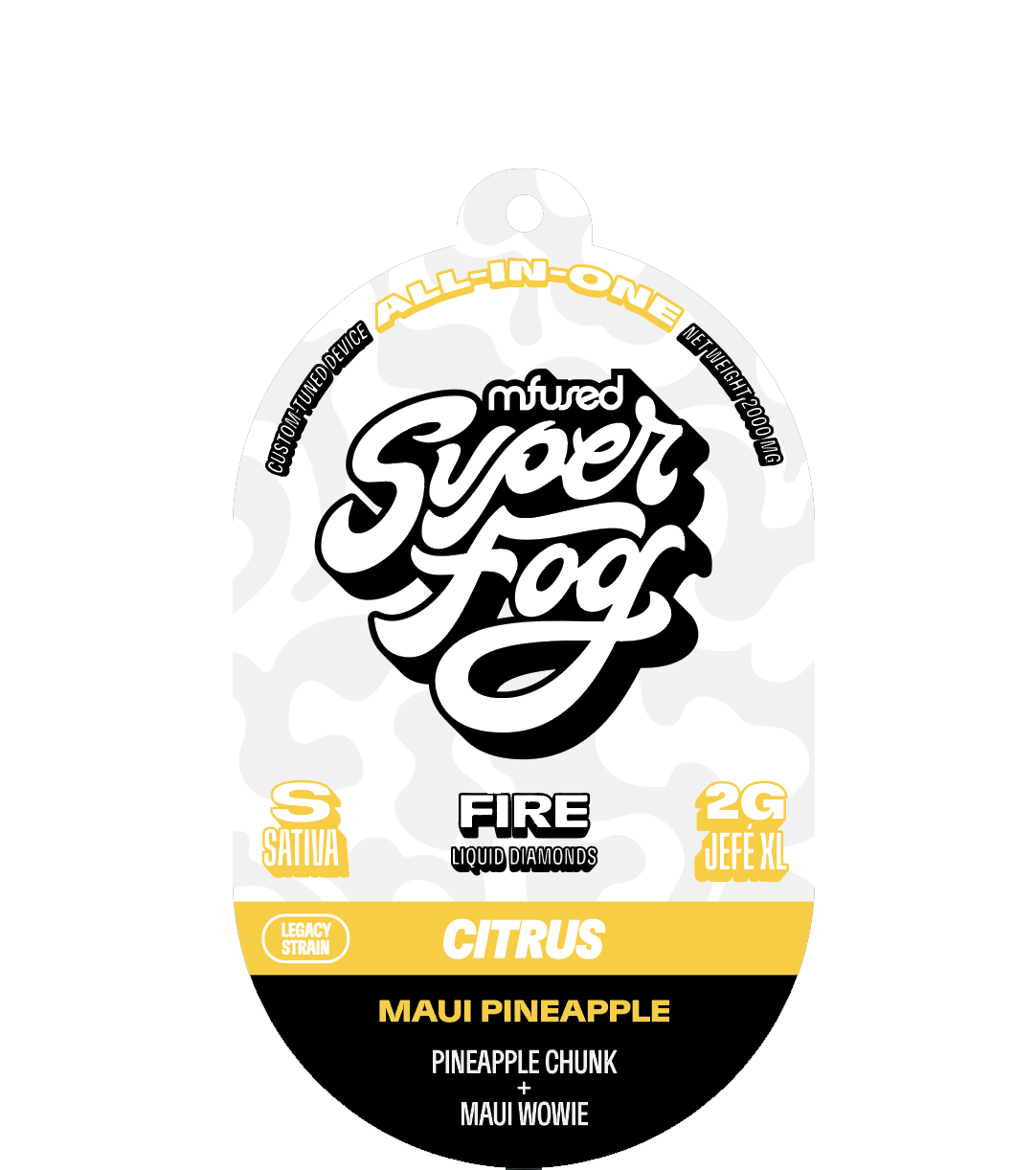 Super Fog Fire Maui Pineapple Disposable Vape 2g Super Fog Fire Maui Pineapple Disposable Vape 2g