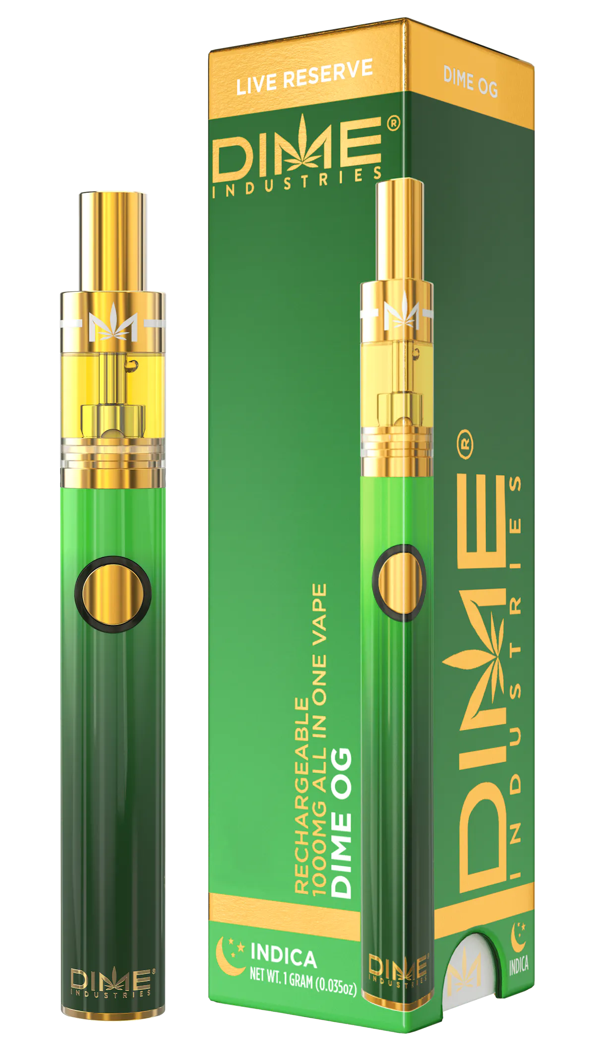 Dime Industries All In One - Live Reserve Vape - Dime OG - Indica ...
