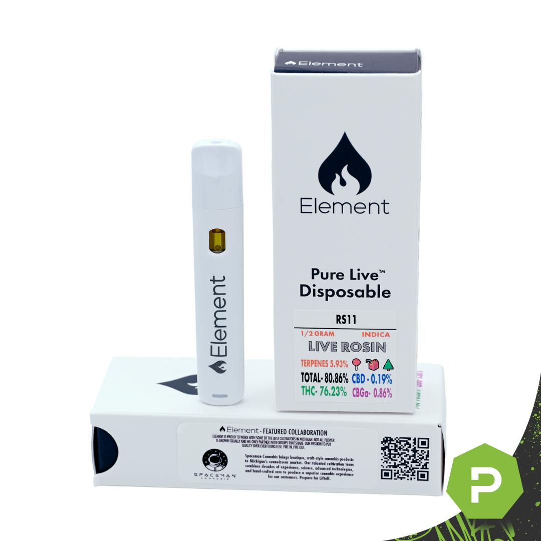 Element Element Live Rosin Disposable | Cadillac Rainbow - Puff ...