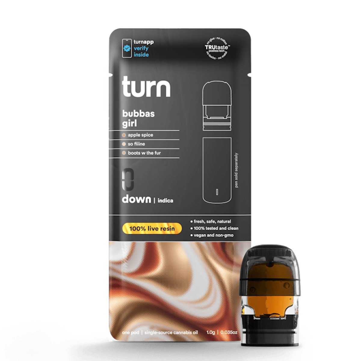 Buy Bubbas Girl 1g Live Resin turn Pod Online | FREE Delivery Available