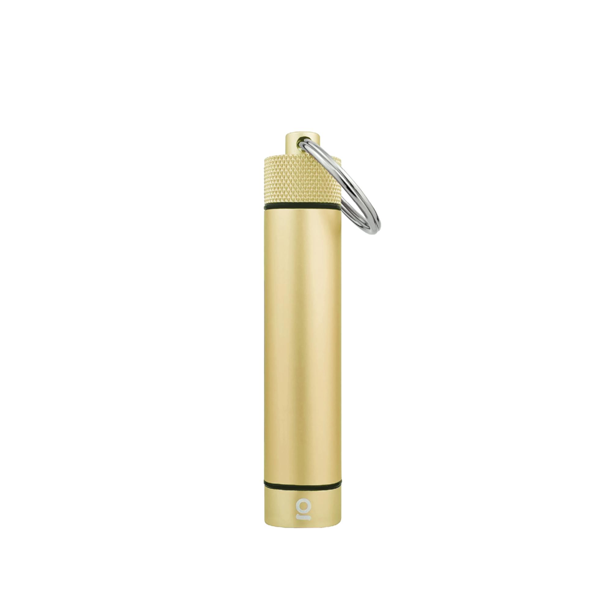 The Flowery NY | Aluminum Storage Key Chain | Gold