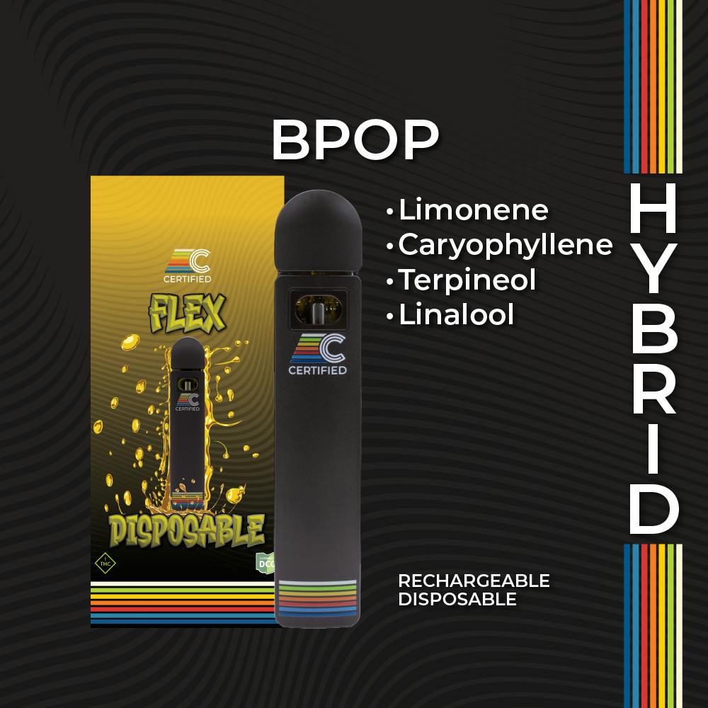 Bomb Pop Flex Disposable Vape 1g Vaporizers | CERTIFIED