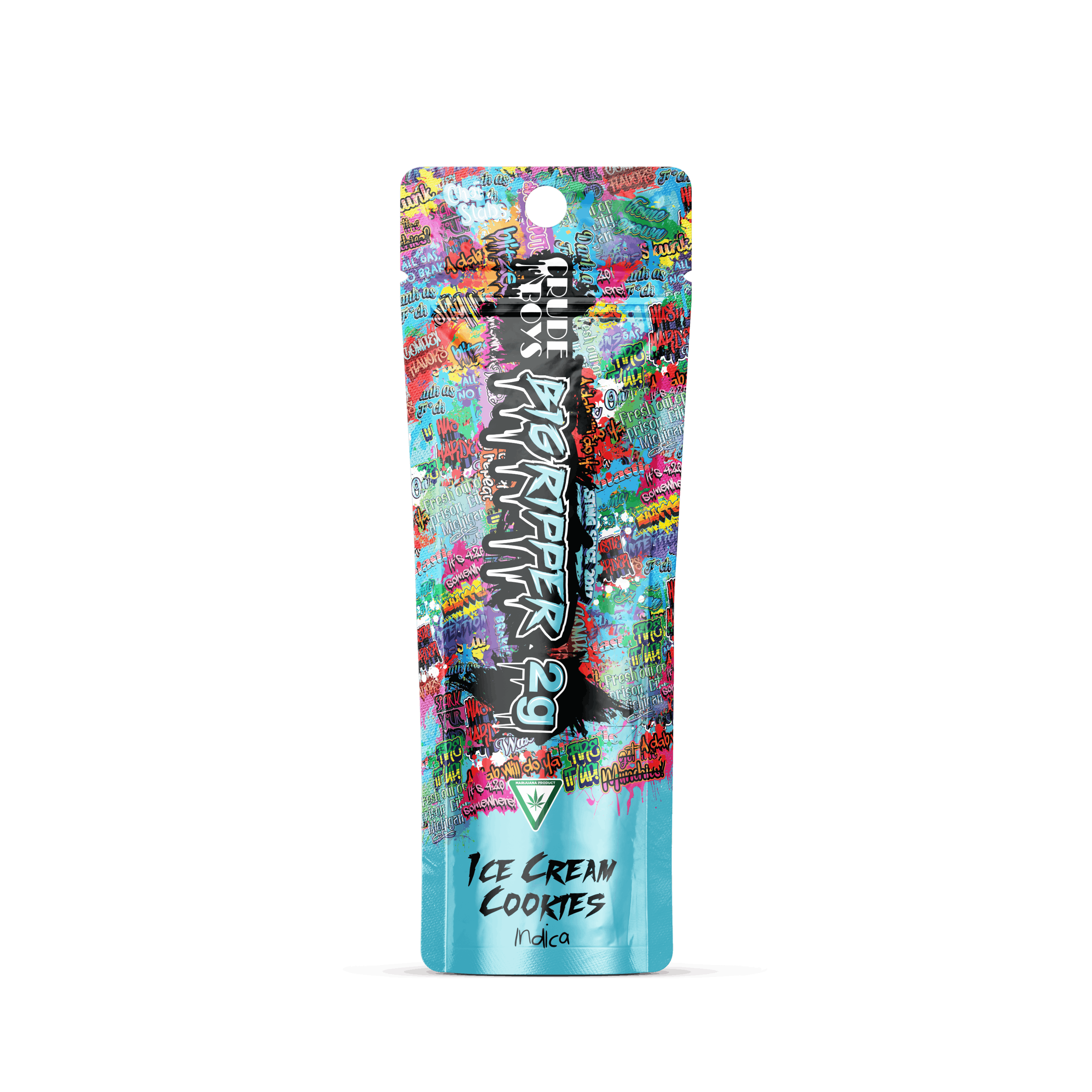 Crude Boys | Ice Cream Cookies All-in-one Distillate Cartridge | 2g | Vaporizers | New Standard