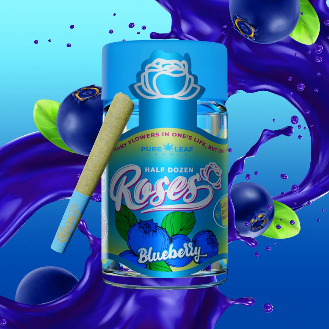 Roses Roses | Blueberry | Preroll - 6 Pack - Pleasantrees Cannabis ...