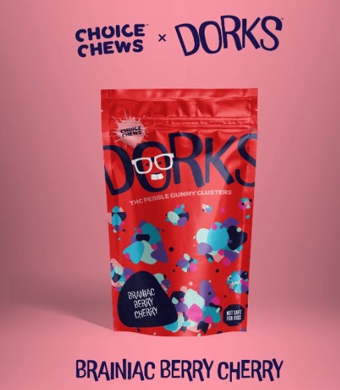 Choice Chews x Dorks | Nerd Berry Sativa Pebble Gummy Clusters | 200mg ...