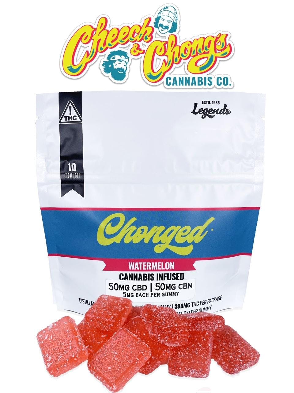 Cheech & Chong's Watermelon | Gummies 300mg - Star Buds Cannabis ...