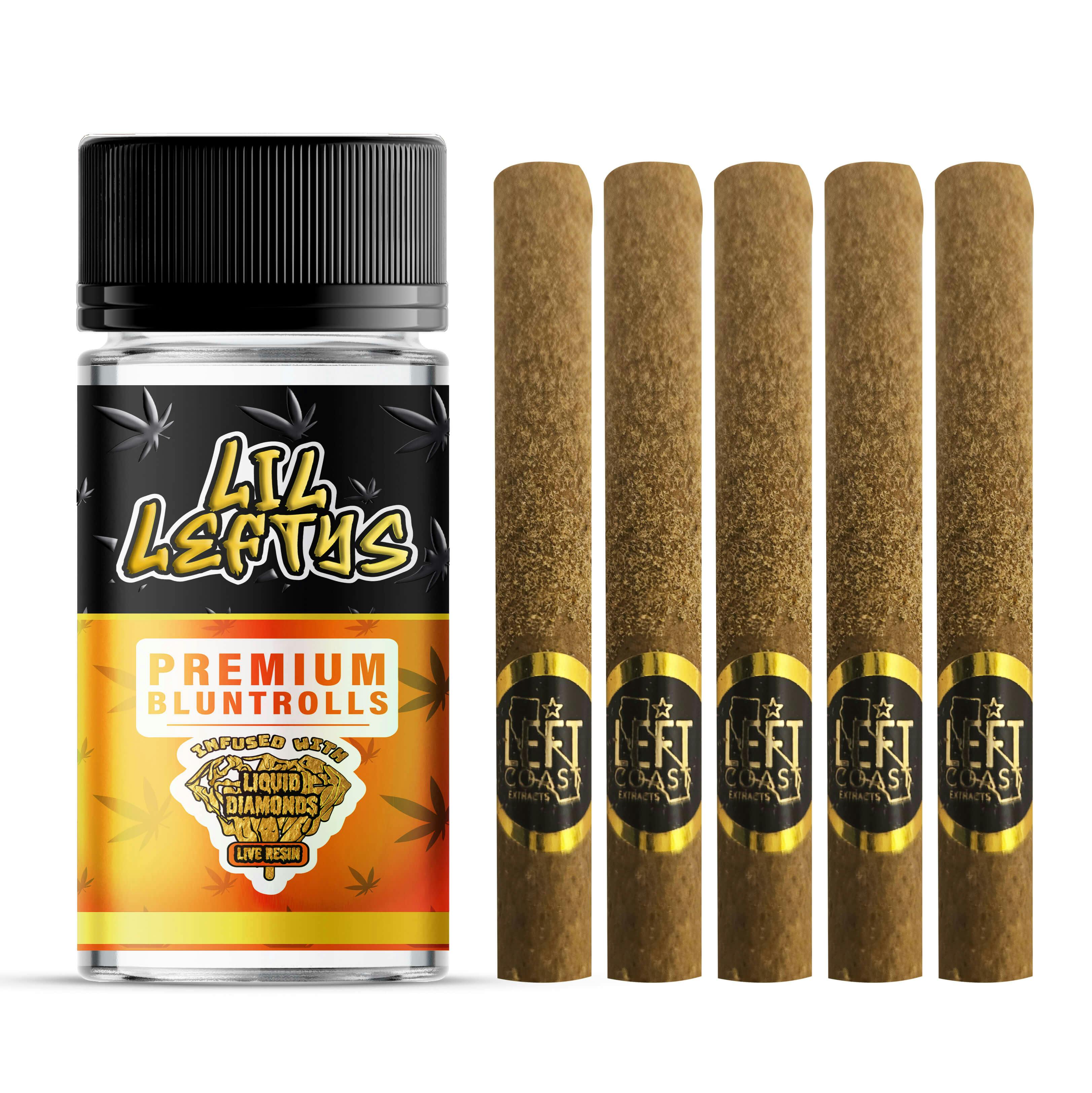 Lil Leftys | Orange Creamsicle | 1.3g Premium Infused Mini Blunts 6.5g ...