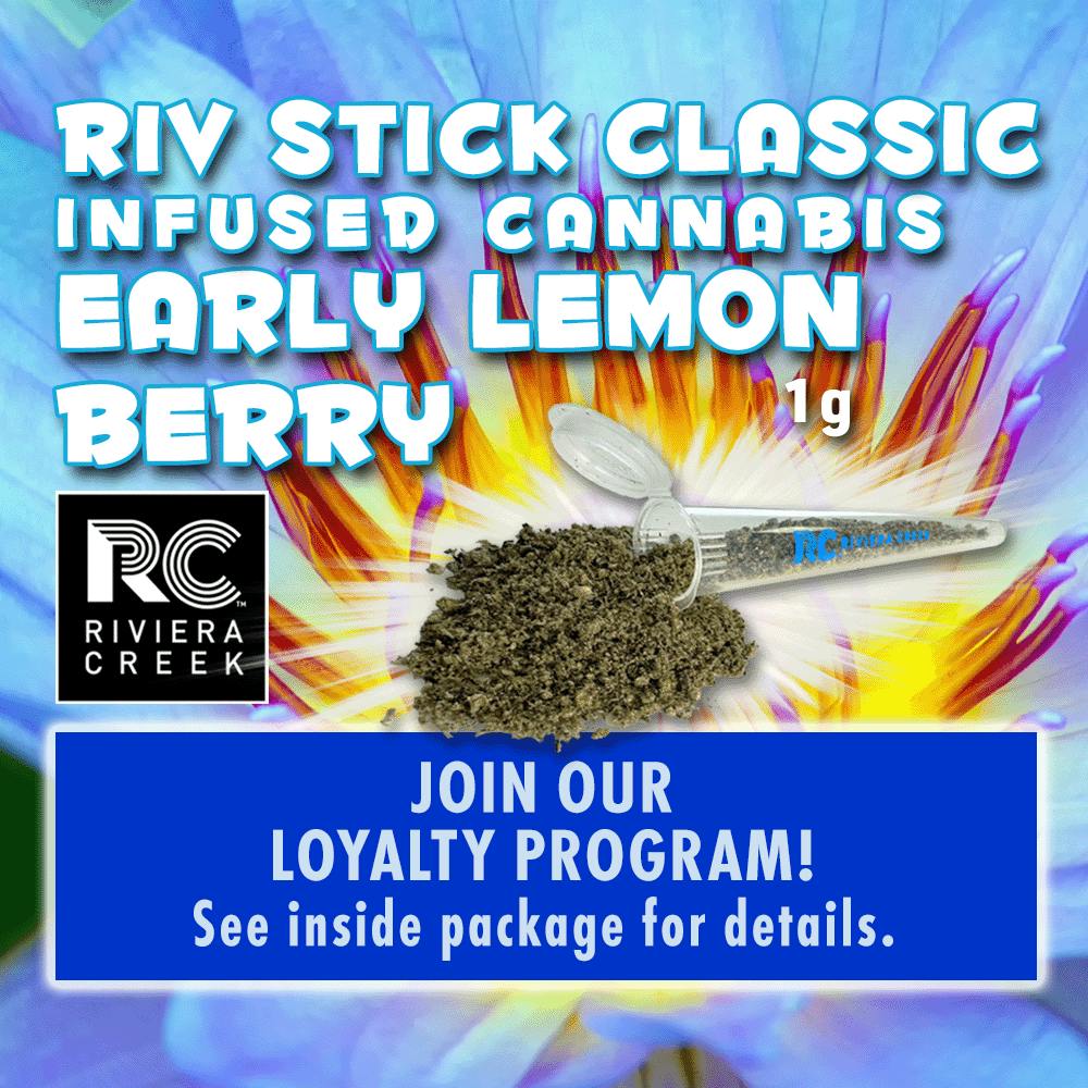 Early Lemon Berry Riv Stick | 1g 1g Concentrates | Riviera Creek