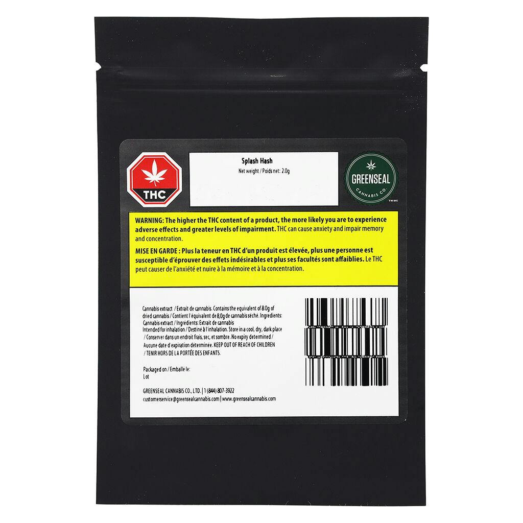 GreenSeal - Splash Hash