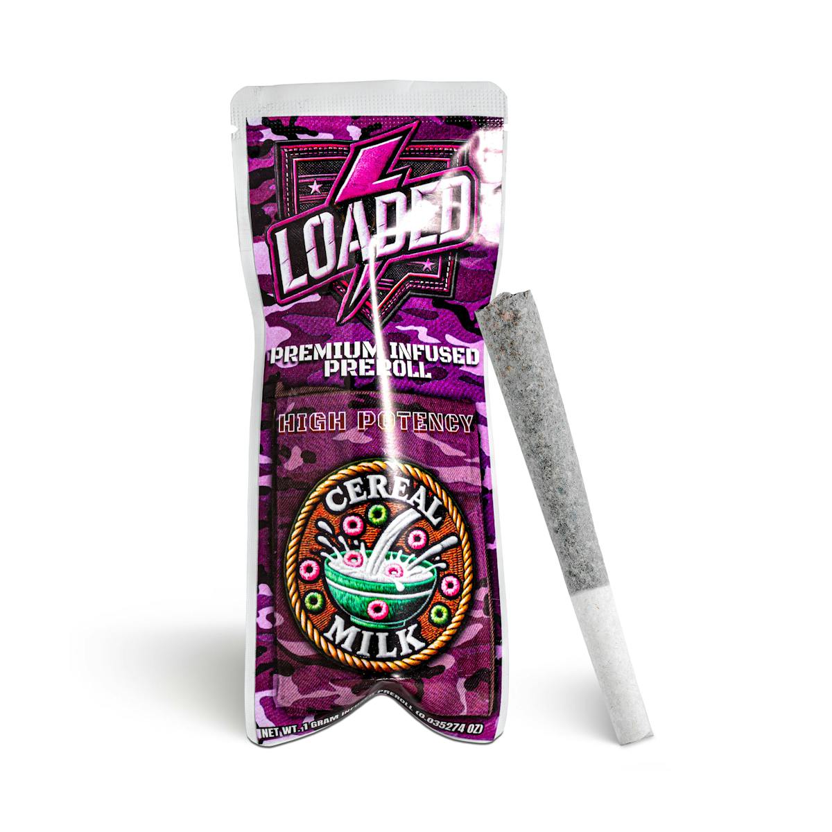 Loaded Cereal Milk Infused Pre-Roll - Dark Matter - Loaded Cereal Milk ...