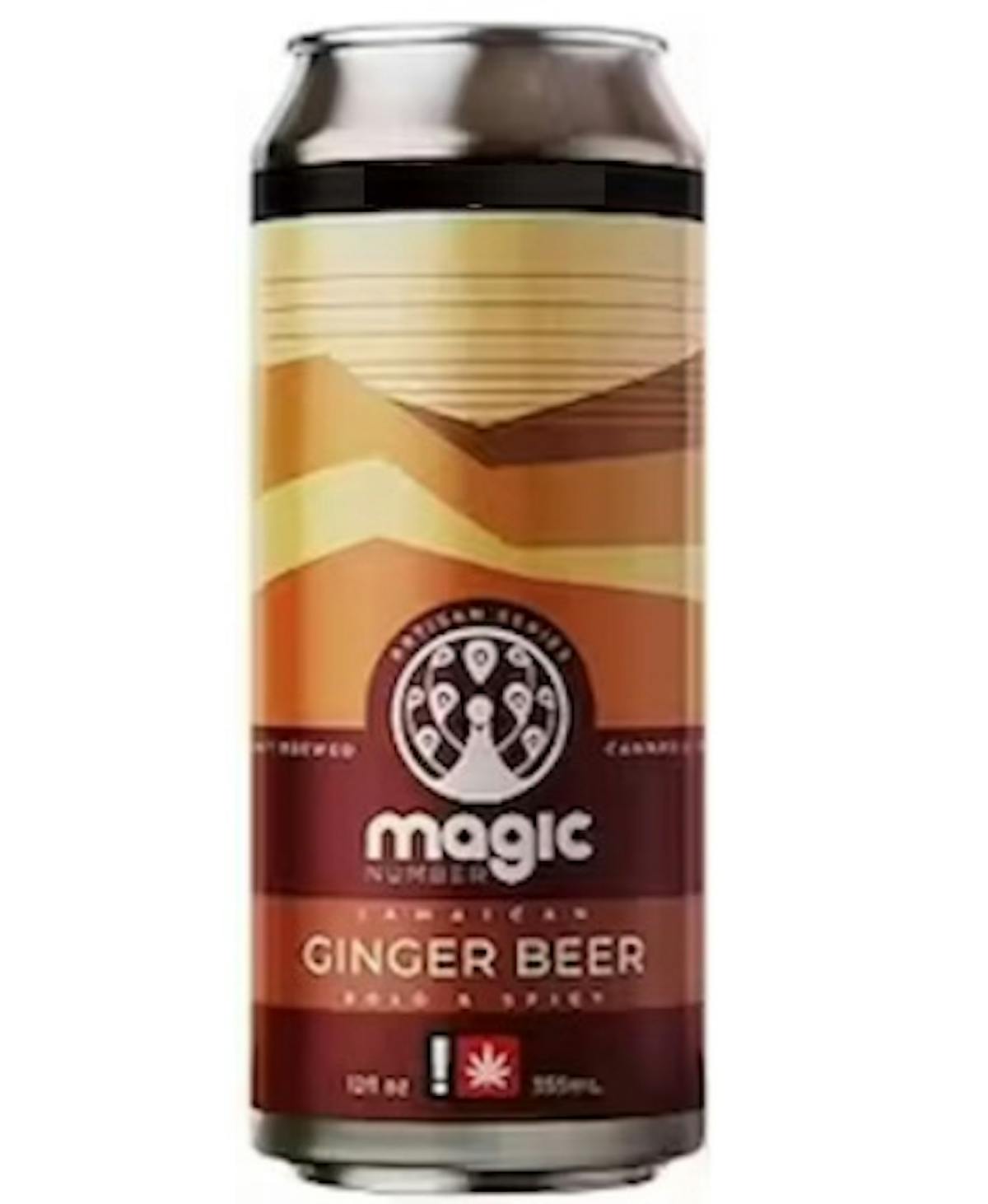 Magic Number 25mg GINGER BEER Live Resin Infused Soda 12g Edibles ...
