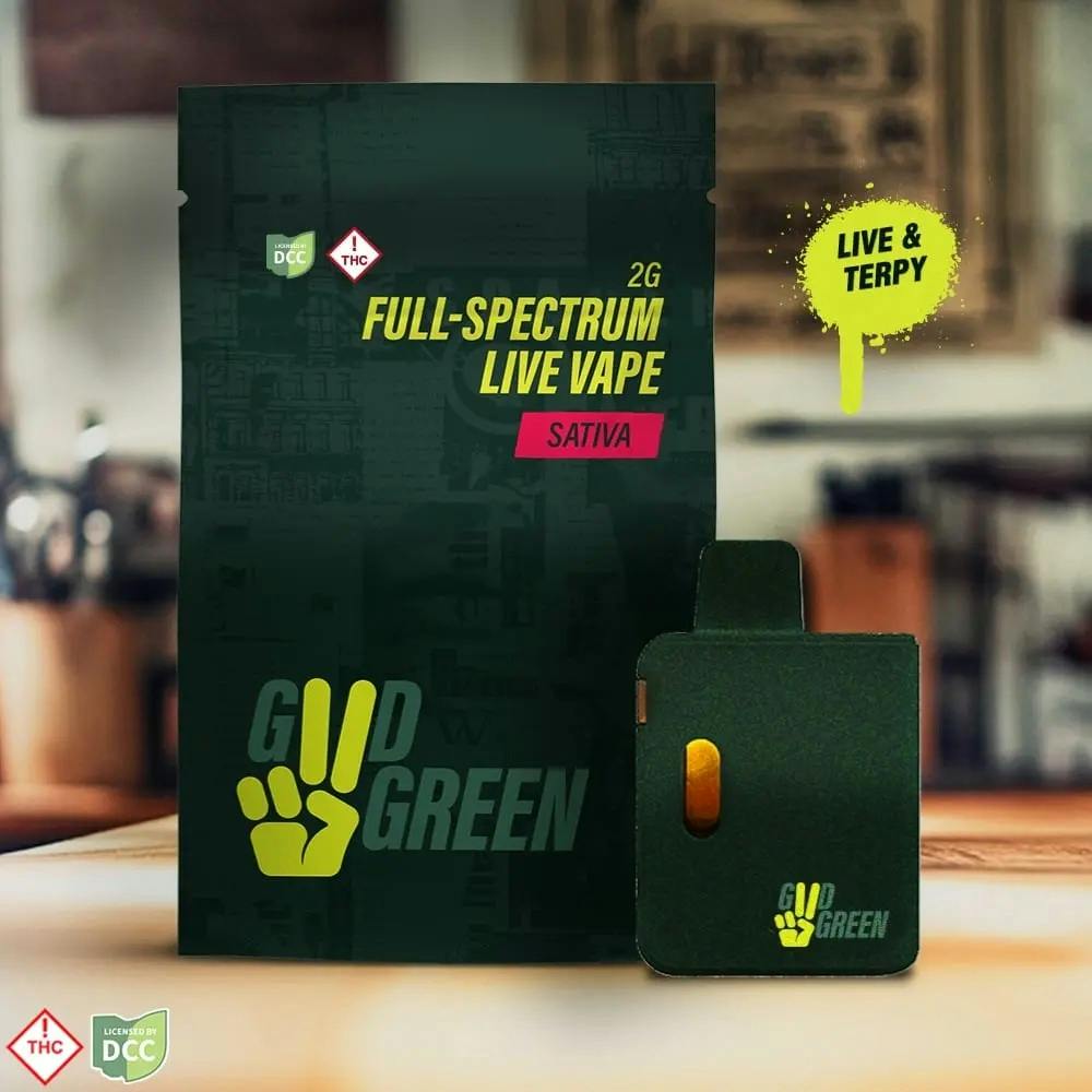 Lemon Fresh Full Spectrum Disposable Vape 2g Vaporizers | Good Green