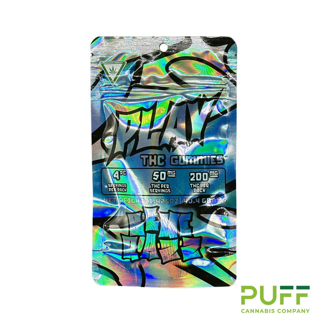 Play by Rkive PLAY | 200mg Gummies | Blue Raspberry - Puff Cannabis ...