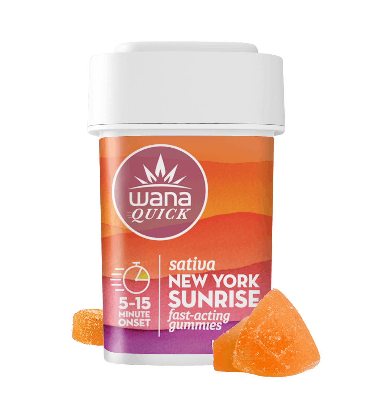 Quick New York Sunrise Gummies [10-Pack] | 100mg - ZenZest - Quick New York Sunrise Gummies [10 ...