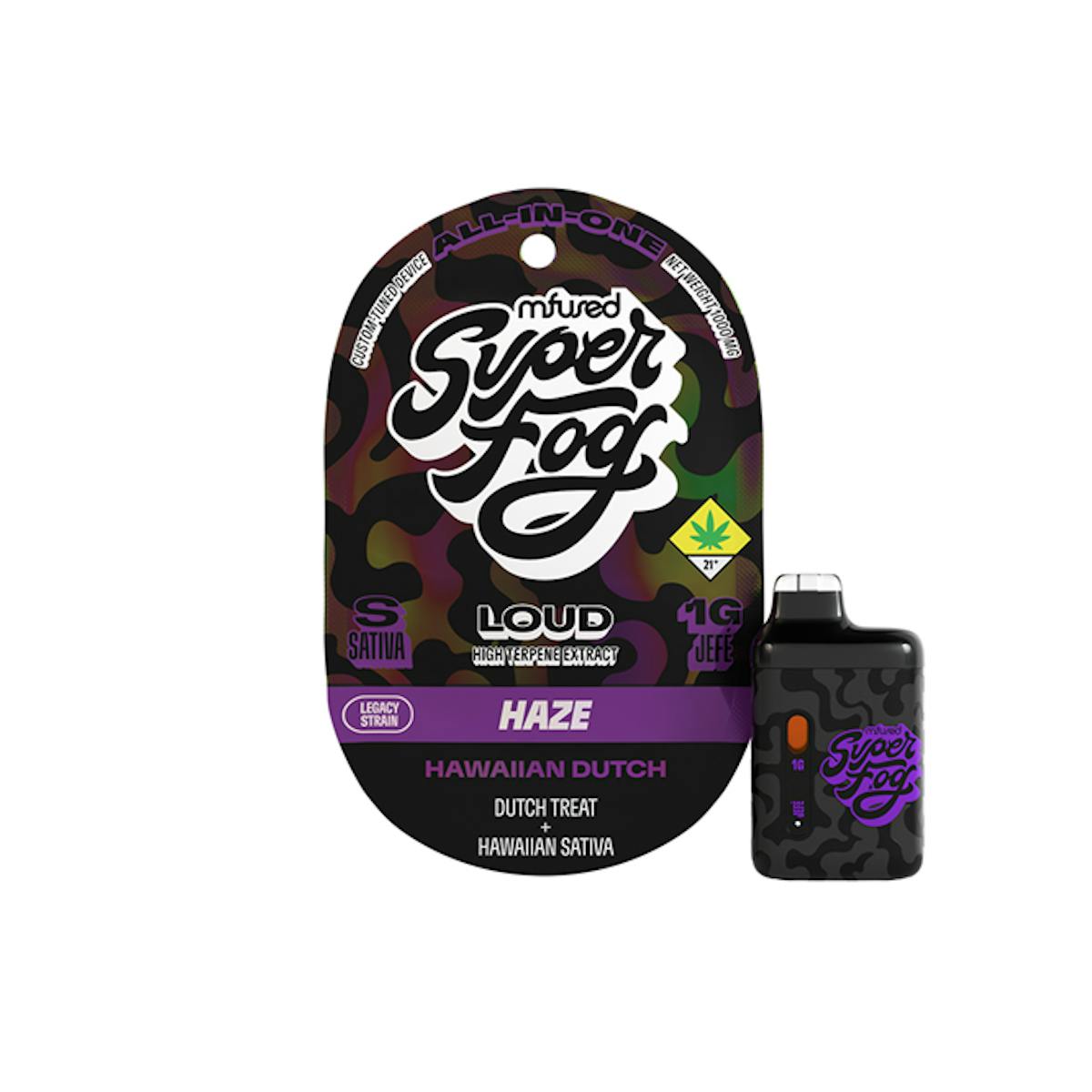 Super Fog Loud Jefes | Hawaiian Dutch | High Terpene Extract All-In-One ...