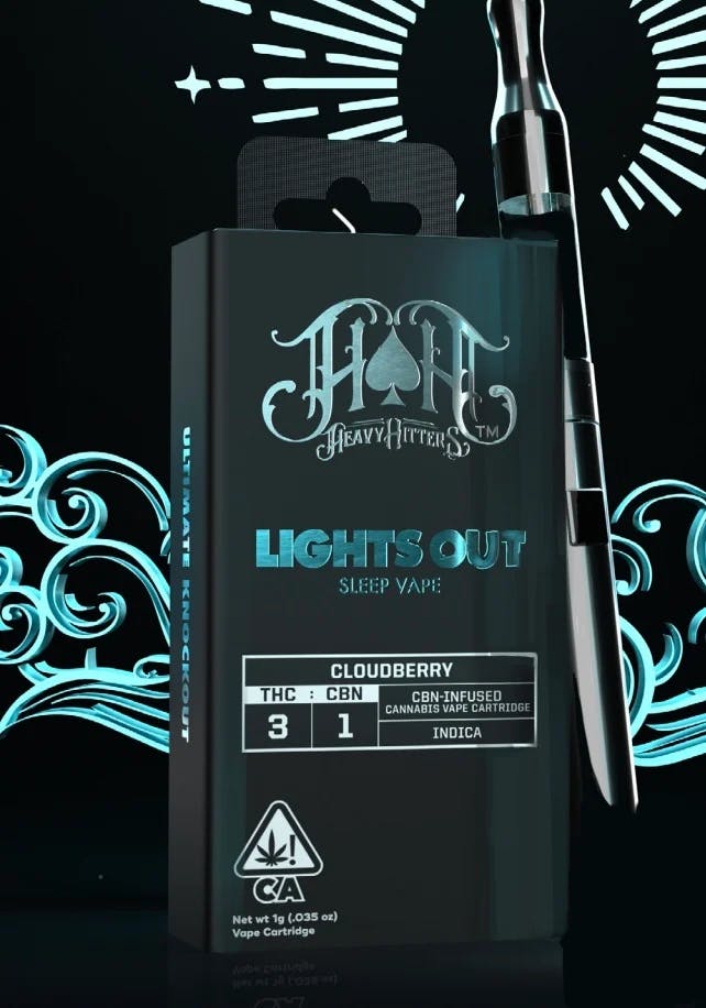 Heavy Hitters Heavy Hitters | Cloudberry / Lights Out CBN Sleep Vape ...