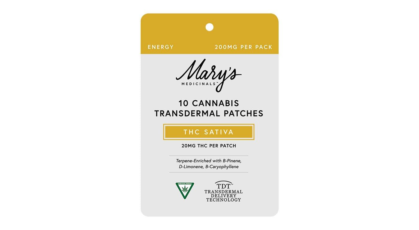 Mary's Medicinals | Transdermal Patches Energy THC 10pk | 200mg ...