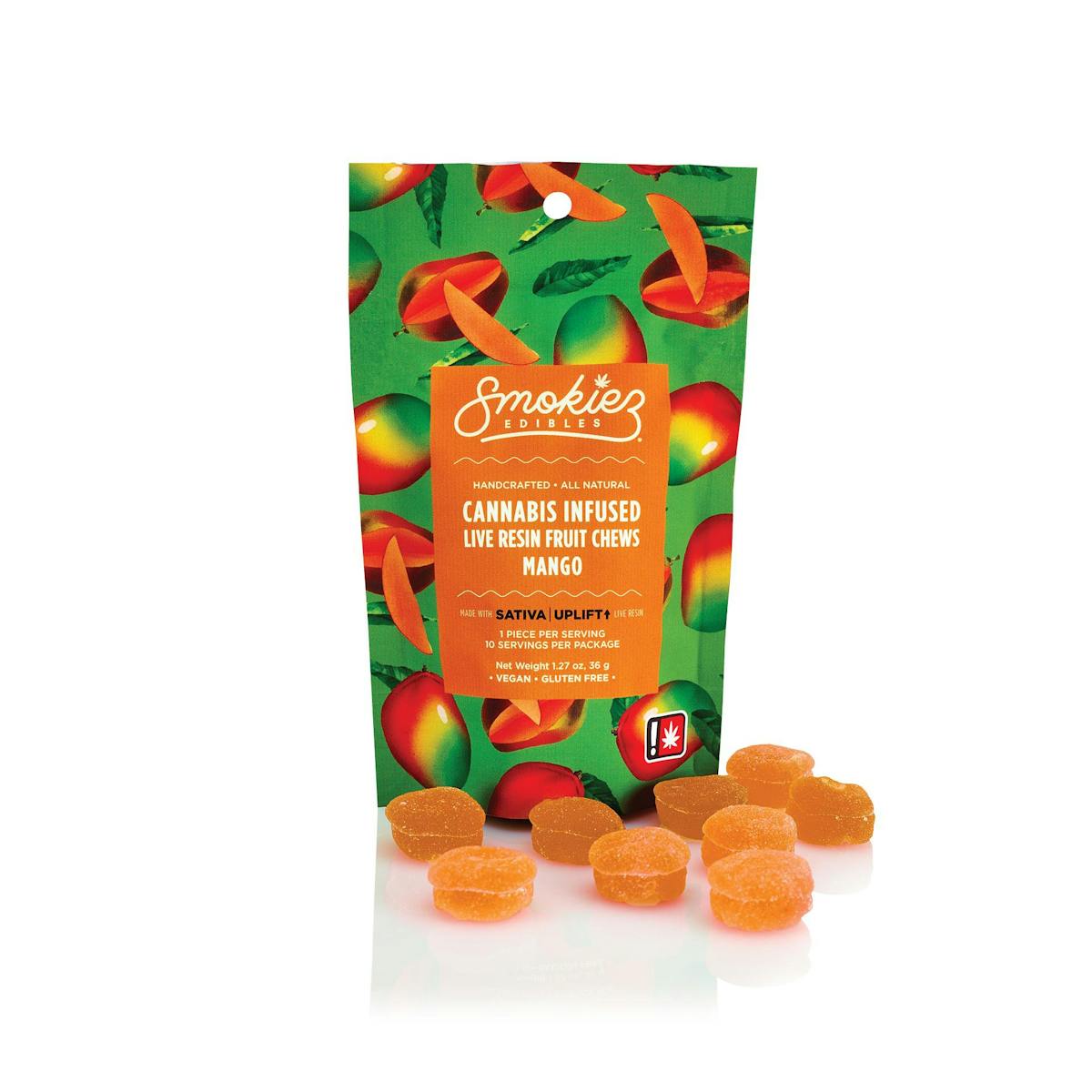 Smokiez Edibles 100mg SWEET MANGO Sativa Uplift Cannabis Infused Live ...