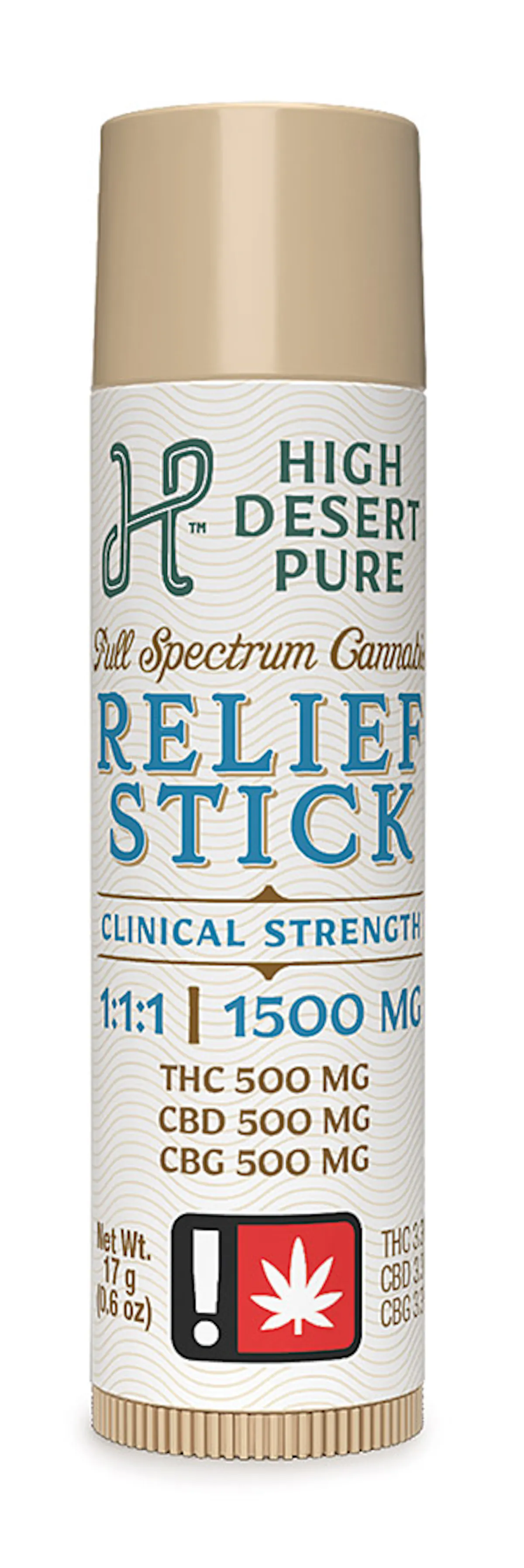 High Desert Pure 17g 1:1:1 Clinical Strength Relief Stick 17g Topicals ...