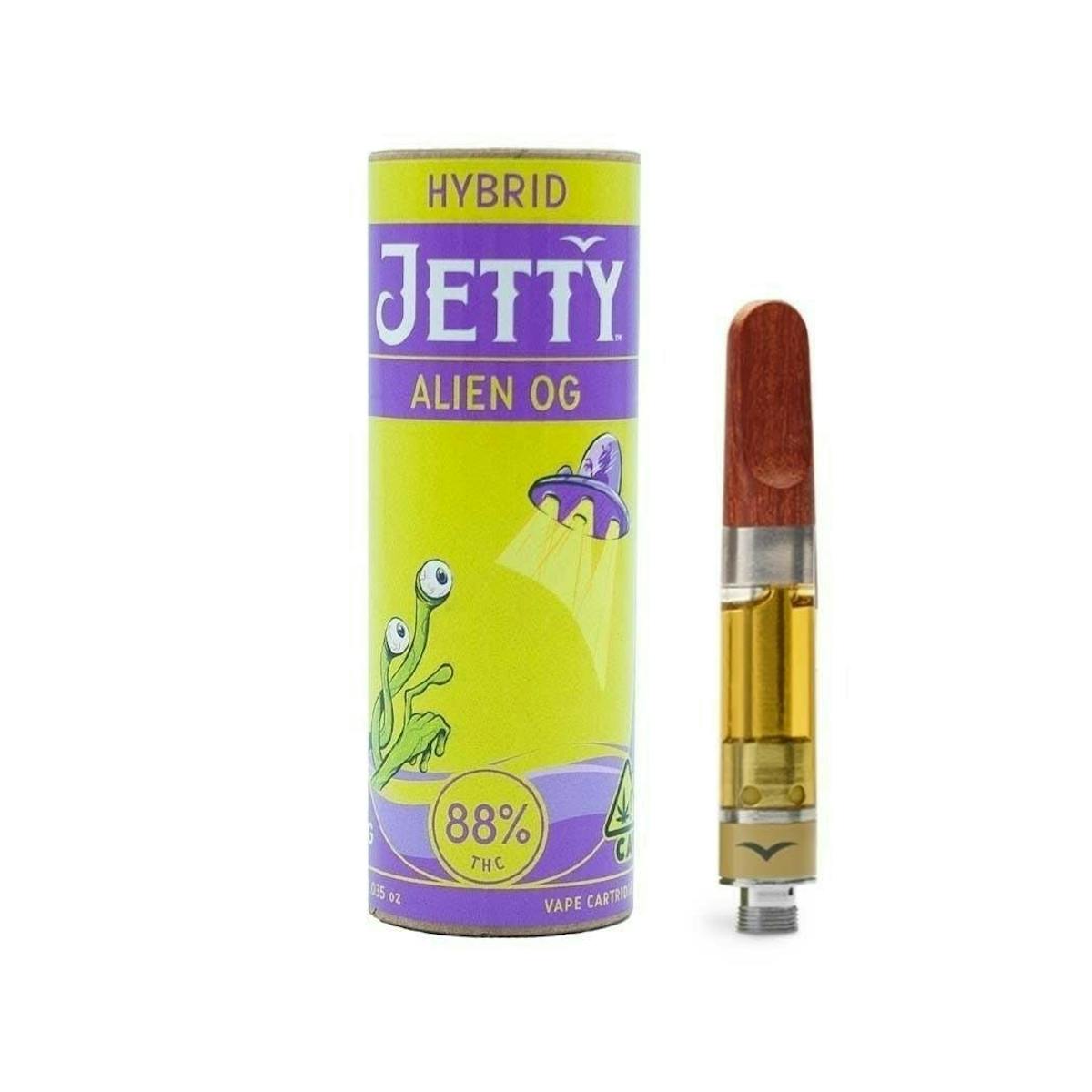 Jetty l Alien OG Distillate Vape Cart l 1g - Eastern Green Cannabis ...