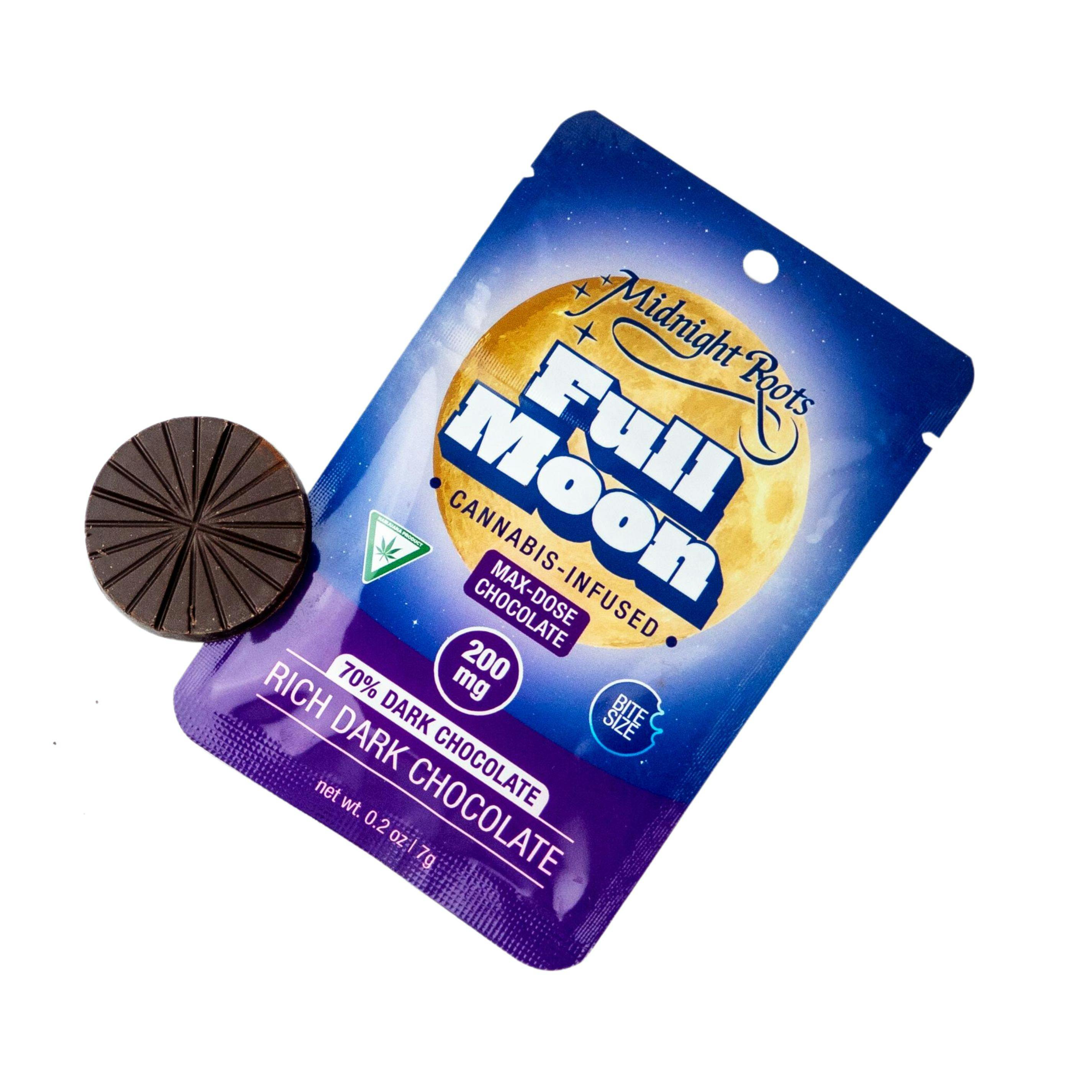 FULL MOON | Edible | Chocolate | Dark Chocolate | 200mg