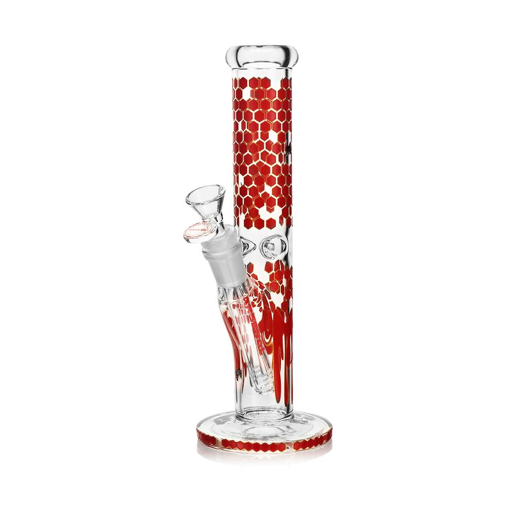 Arsenal - Honey Grid Straight Shooter - 10" - Red | Sessions Cannabis