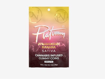 Platinum Gummies - Strawberry Banana 200mg