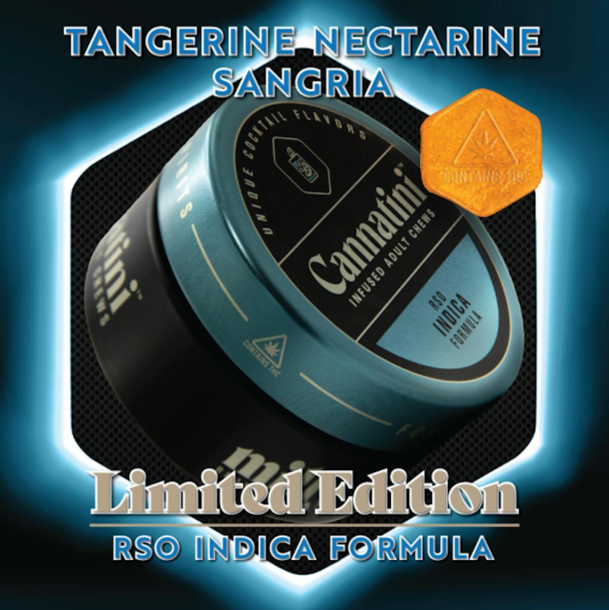 Cannatini Tangerine Nectarine Sangria 100mg 20pk Gummies .1g Edibles ...